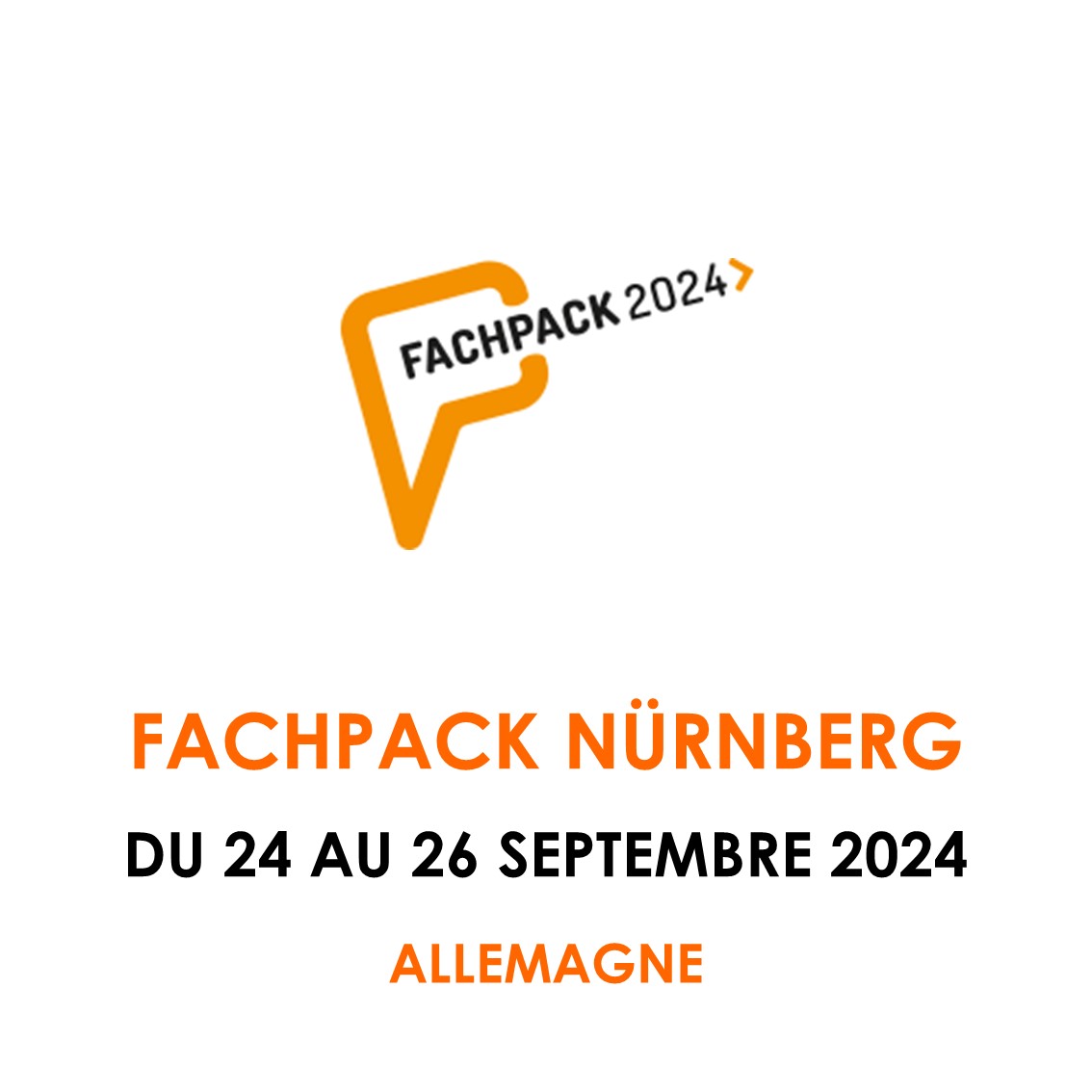 Fachpack Nürnberg du 24 au 26 septembre 2024 - TCM Solutions